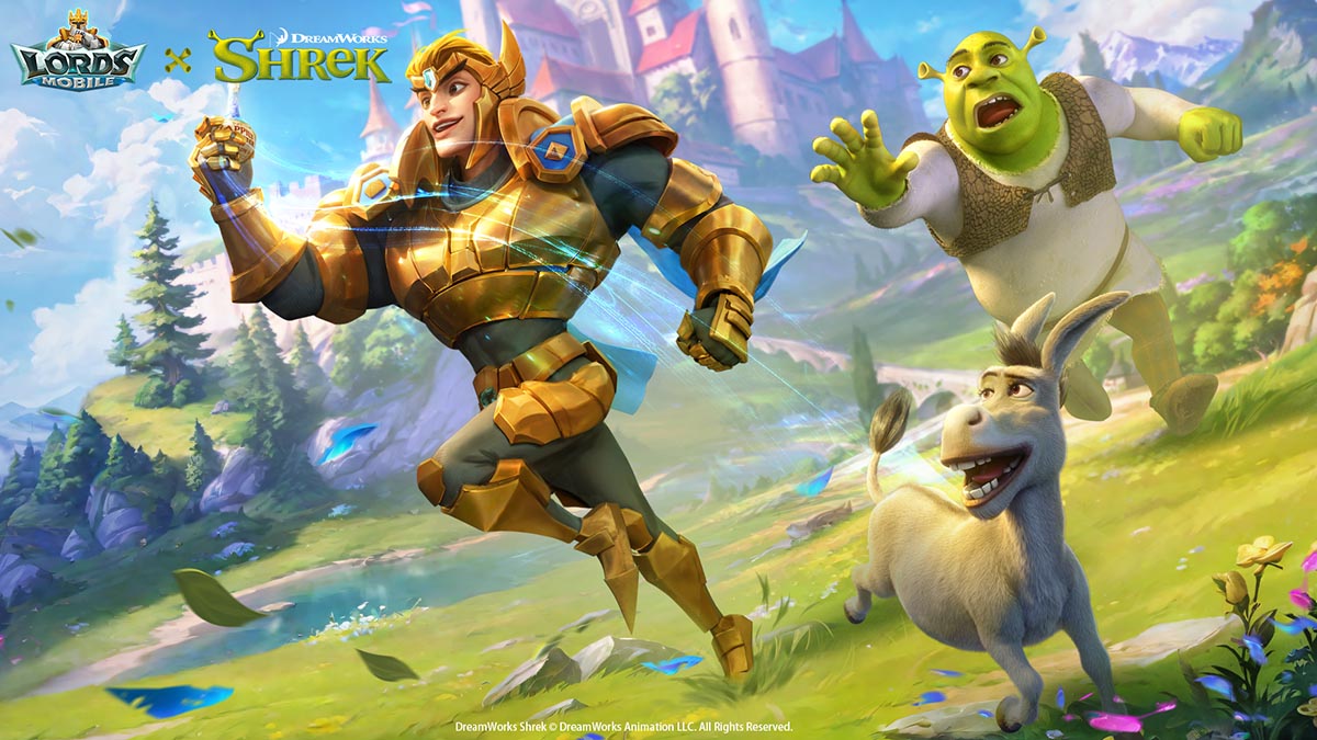 Shrek, Lords Mobile İş Birliği ile Athena Krallıkları'nda!