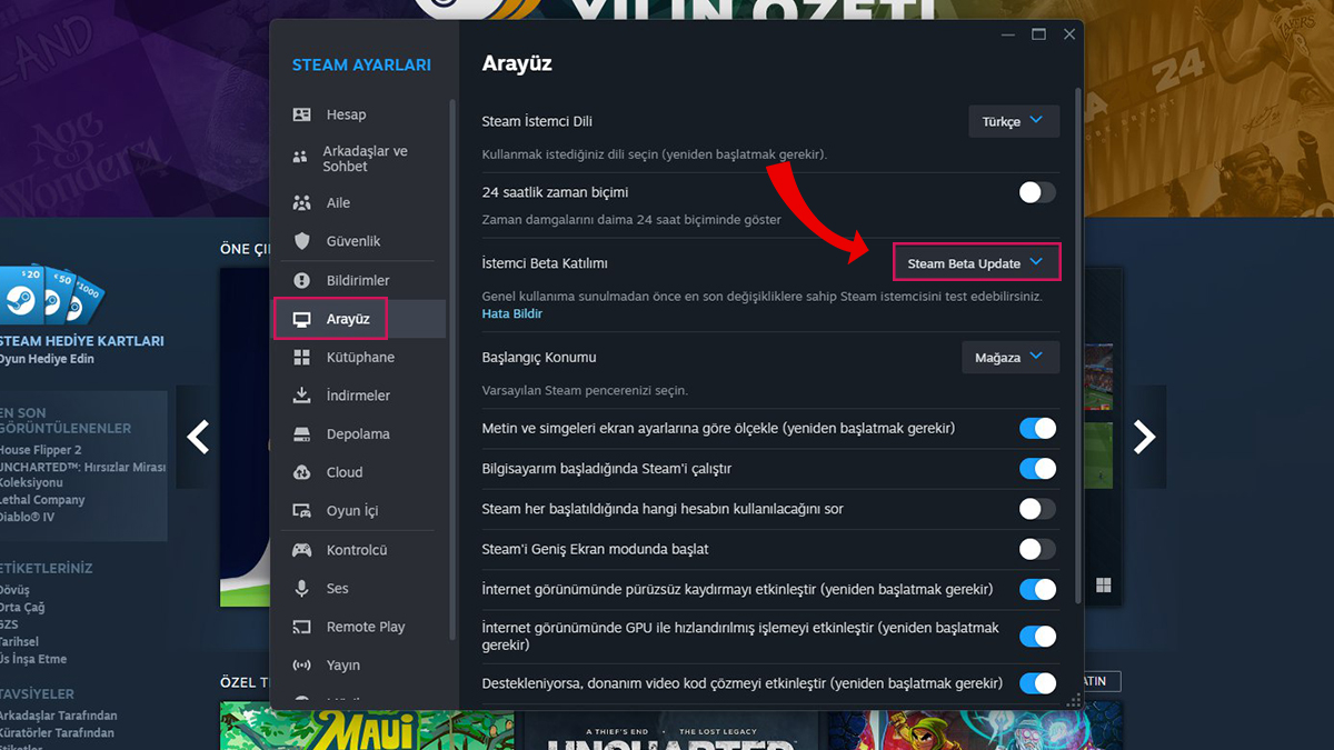 Steam Beta İstemcisi Nedir, Nasıl Katılım Sağlanır?