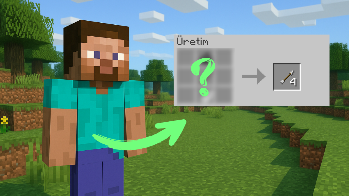 Minecraft Ok ve Yay Yapımı - Detaylı Rehber (2025)