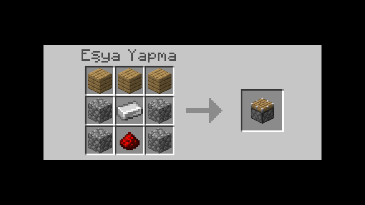 Minecraft Piston Yapımı Rehberi